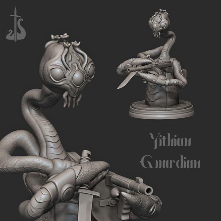 3D Printable Guardian Yithian by Vanquish the Darkness